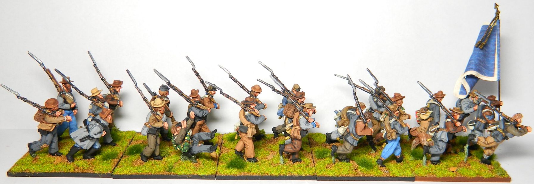 MacPhee's Miniature Men: More 40mm ACW Rebel Infantry