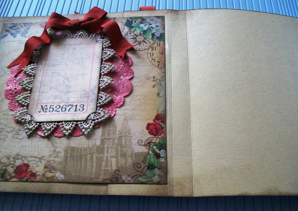 Delightfully Crazy: Vintage Book-Card Tutorial