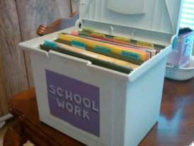 More Than a Mom: Organizing Kids' School Work