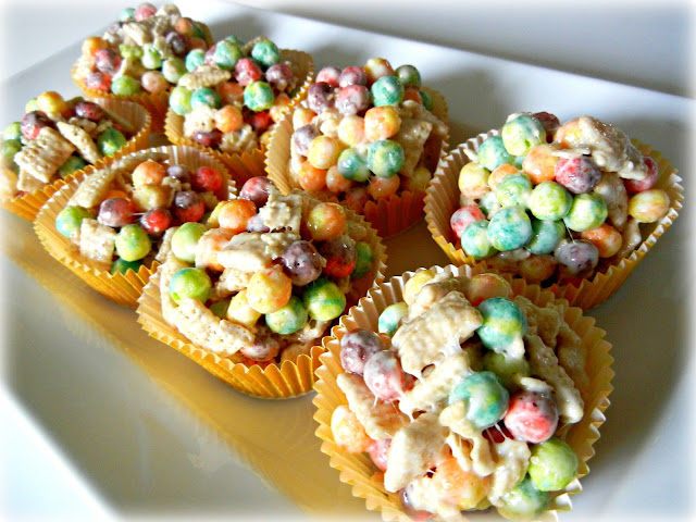 Sugar Swings! Serve Some: Trix and Chex Cereal Treats