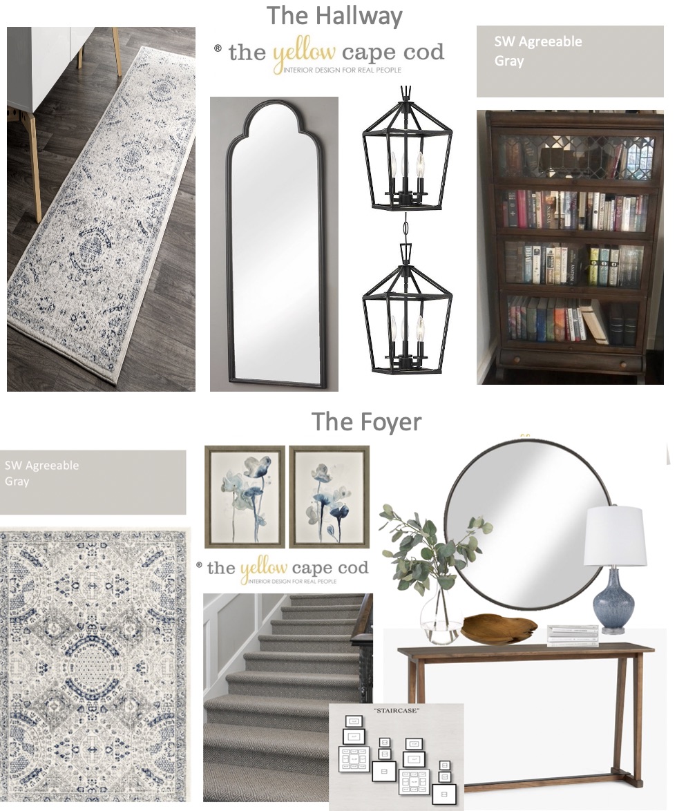 The Yellow Cape Cod: Historic Home - Updated Traditional Foyer and Hallway