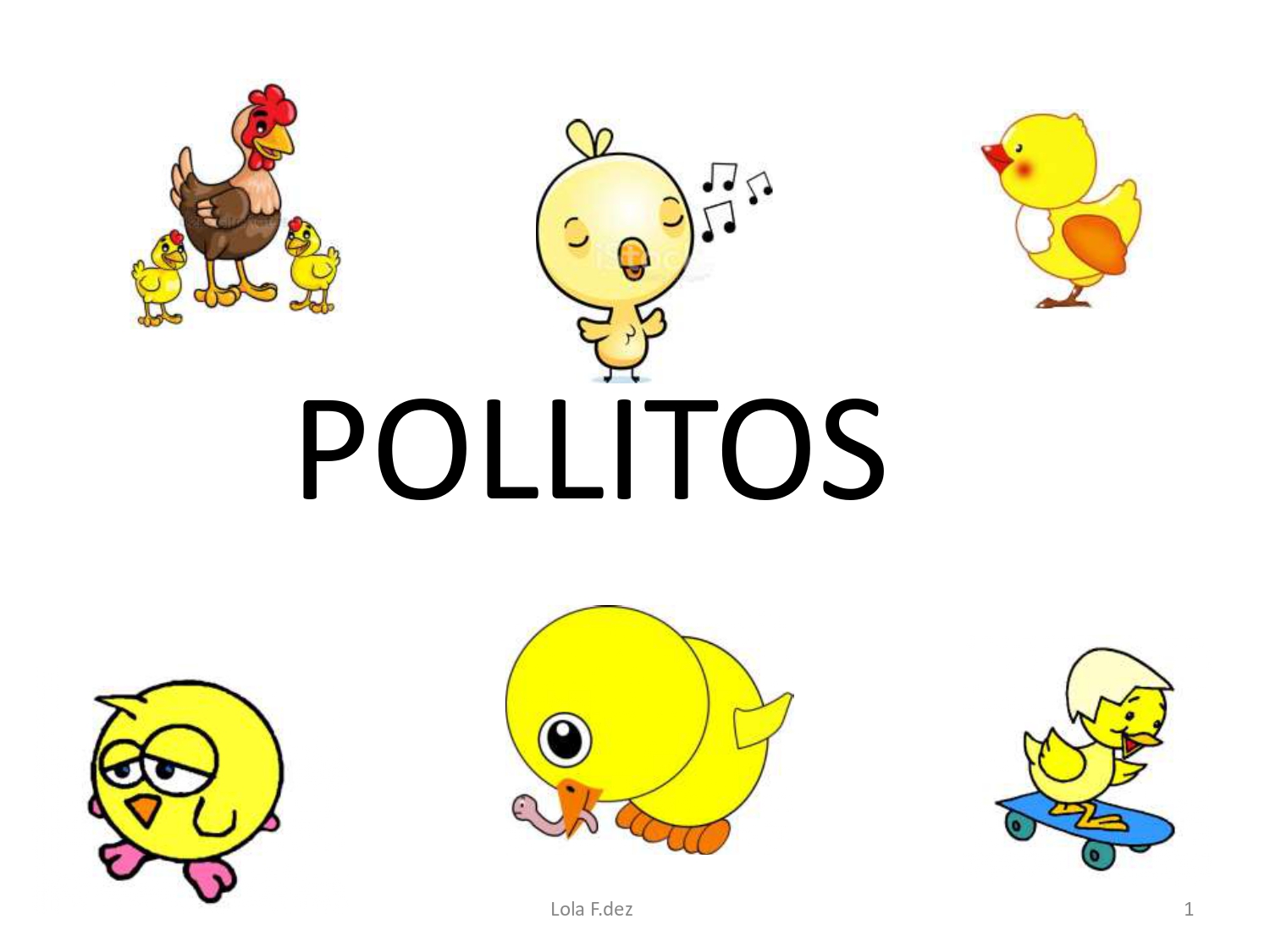 CONECTA CON MI AULA DE P.T: Actividades con pollito