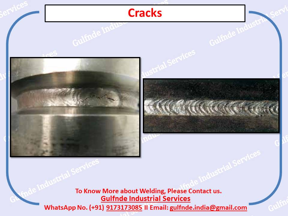 Cracks - Welding Defect / Imperfection, Corrective & Preventive Actions