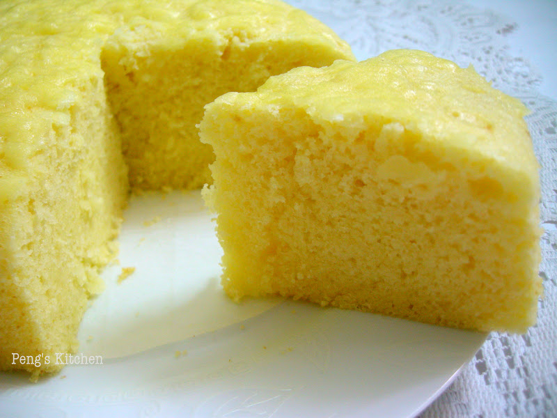 Peng's Kitchen: Steamed Cheddar Cheese Cake