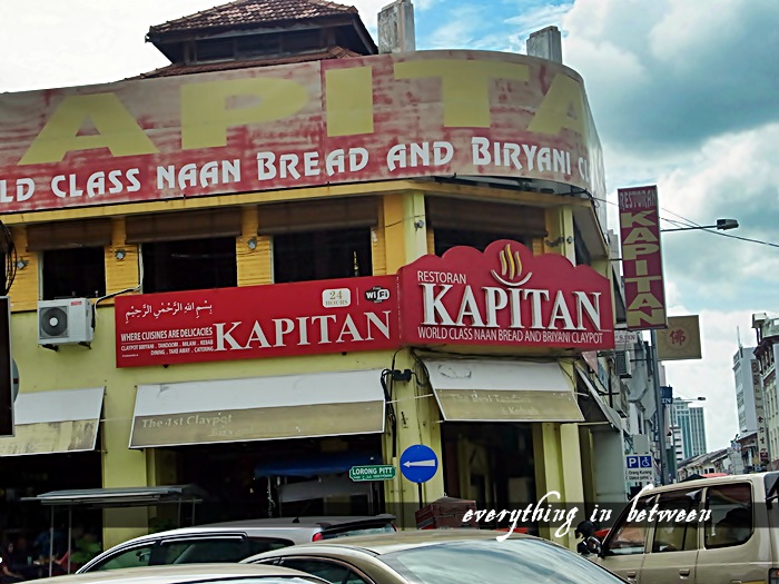Everything in Between: Makan - Makan || Restoran Kapitan, Penang