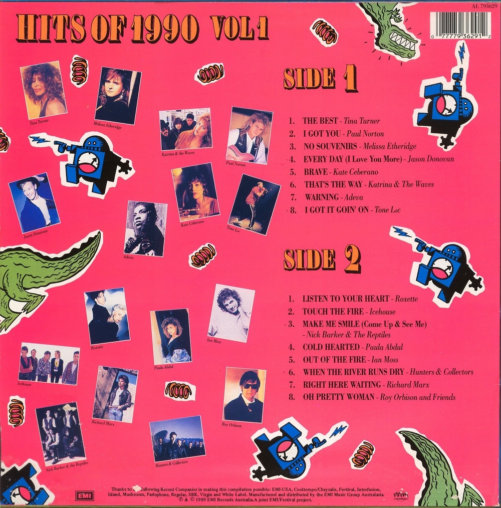 advisorymusicnet.blogspot.com: CD Hits Of 1990 - Vol.1 (1989)