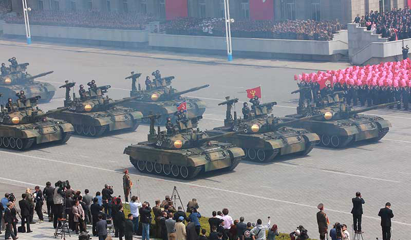 Anglo-People's Korea/Songun: Steel-strong force of Juche defending the ...