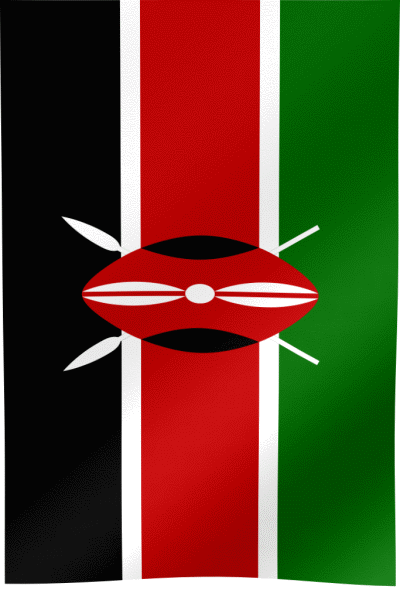 Flag of Kenya (GIF) - All Waving Flags