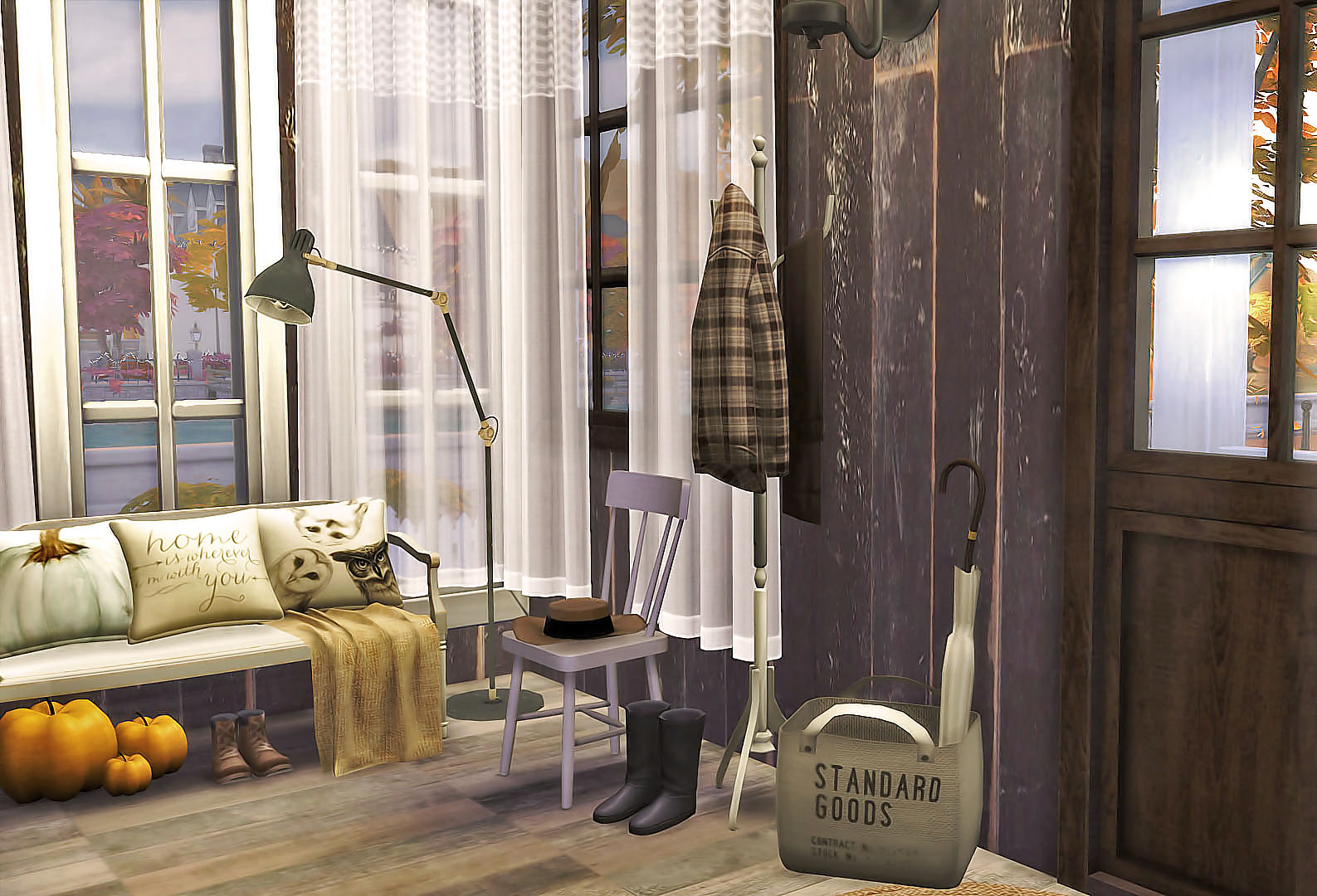 Sims4 Coat Rack Recolors 外套立架 [Ruby Red Sims]