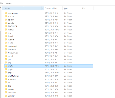 Memasang Lebih dari Satu Versi PHP pada XAMPP ~ CODING RAKITAN ...