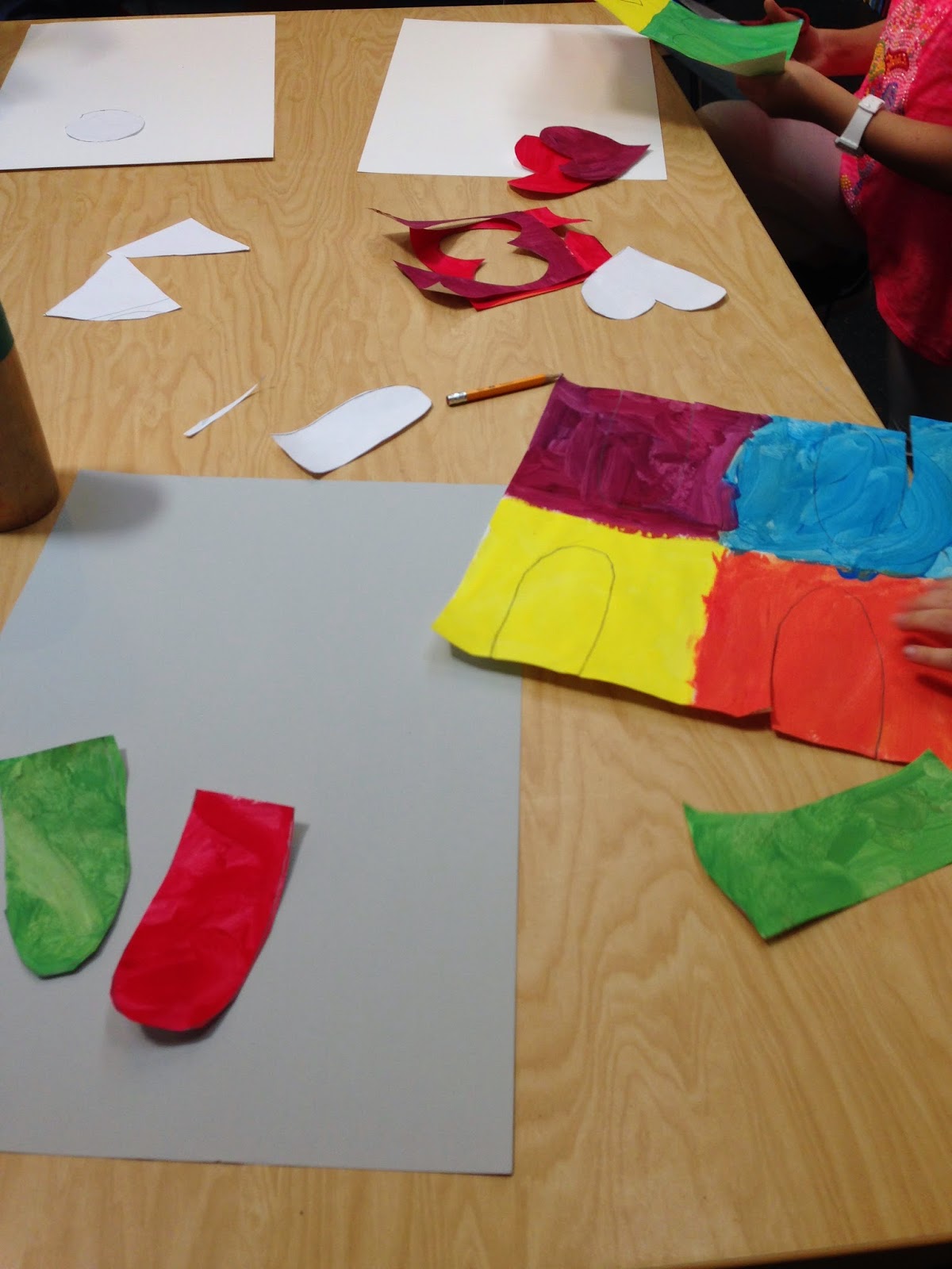 Anna's Art Room: 1st grade color wheel