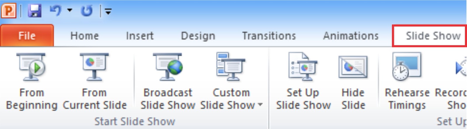 Microsoft Powerpoint : Mengaktifkan menu-menu pada Microsoft Powerpoint ...