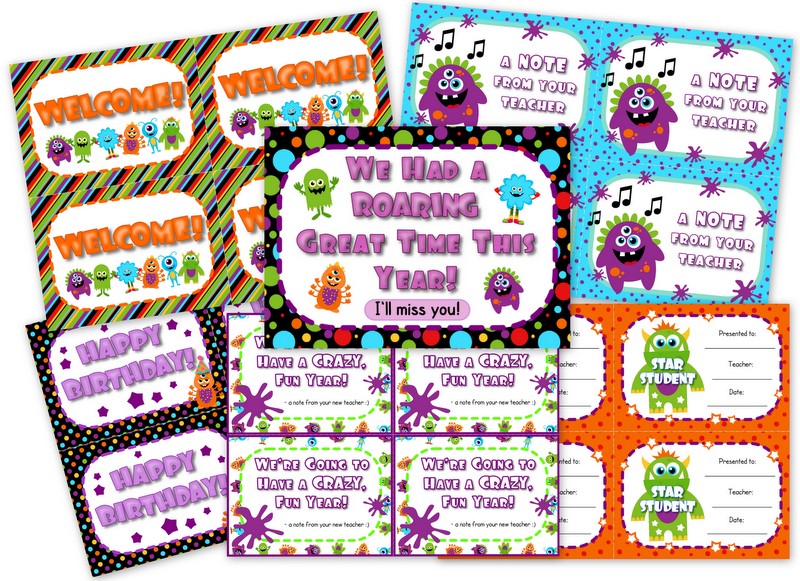 Monster Coupons FREEBIE and Classroom Pack - FlapJack