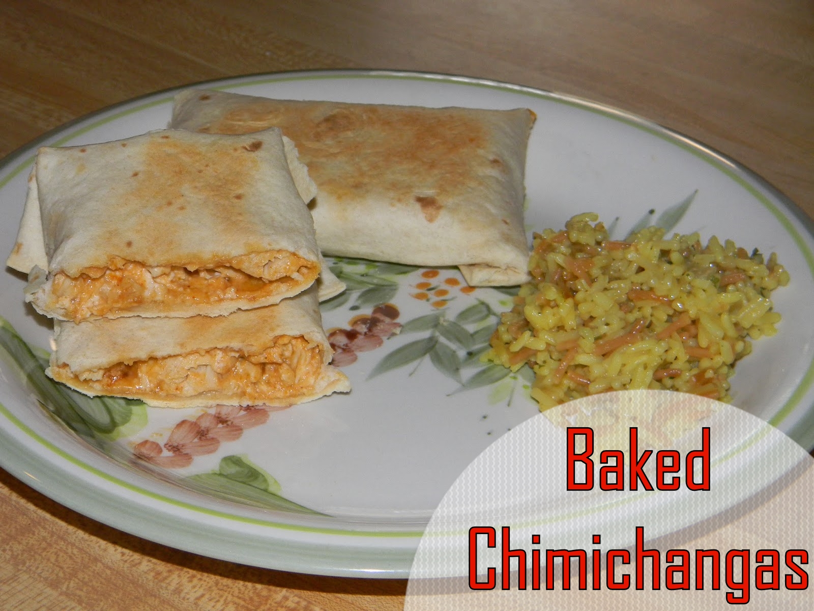 Growing to Four: Baked Chimichangas