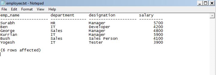 SQLCMD to export data to txt file (SQL Developer): Export SQL data from ... SQLCMD to export data to txt file (SQL Developer): Export SQL data from ...