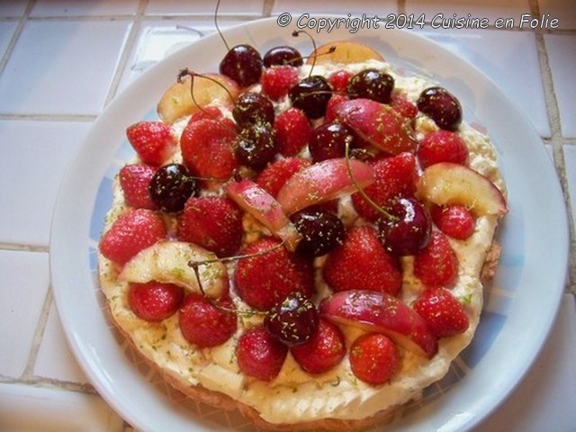 Cuisine en folie: Dacquoise aux fruits rouges et crème mousseline ...