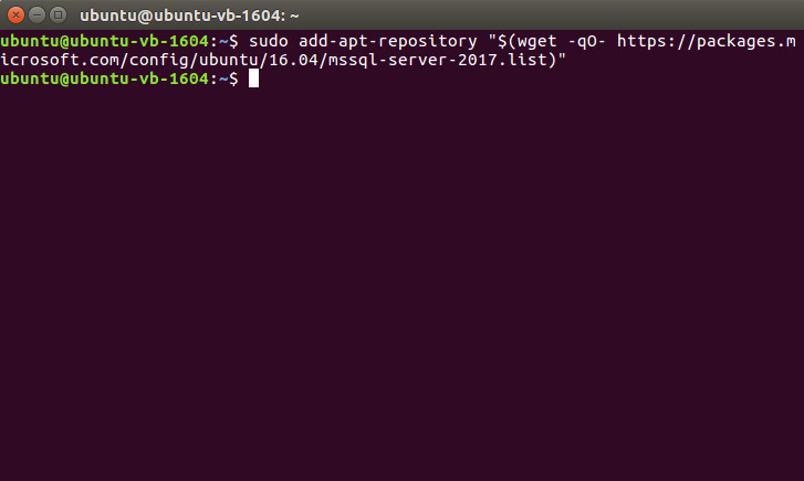 SQL Server その16 - Ubuntu 16.04にSQL Server 2017をインストールするには - kledgeb