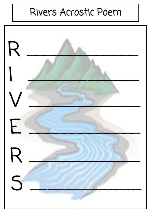 Iman's Home-School: Rivers Interactive Notebook