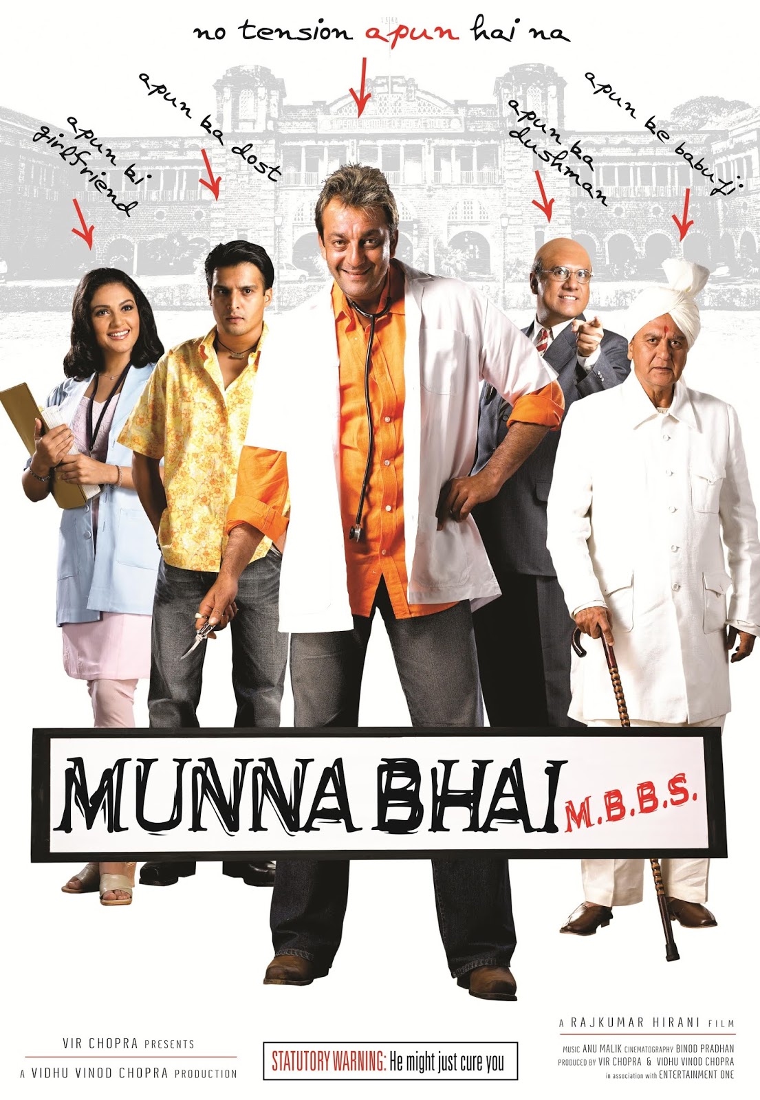 Munna Bhai M.B.B.S. 2003 DVDRip 720p Bollywood Movie - EdriveOnline