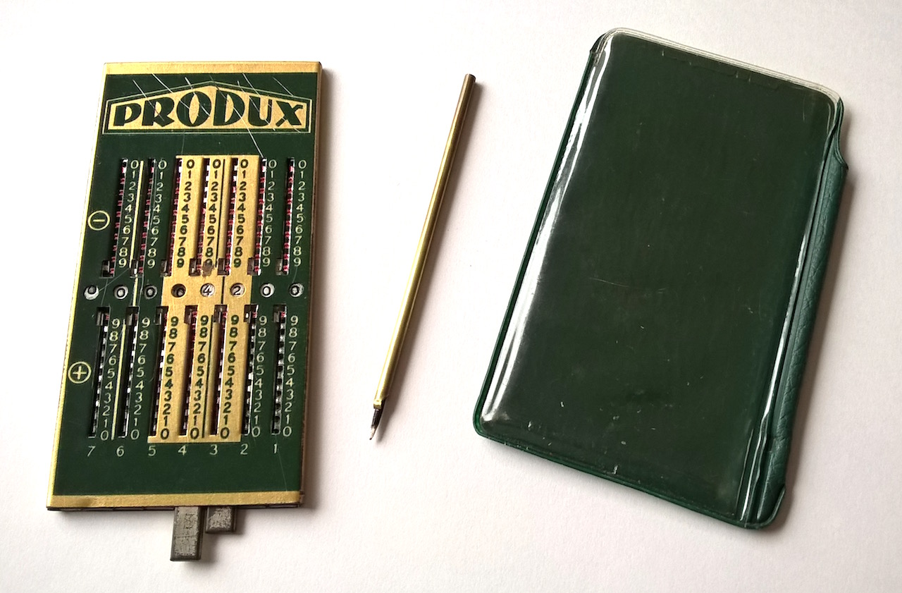 Backspace does not erase: Produx pocket calculator