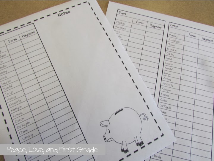 HOW TO ORGANIZE MONEY IN THE CLASSROOM | Peace, Love, and First Grade