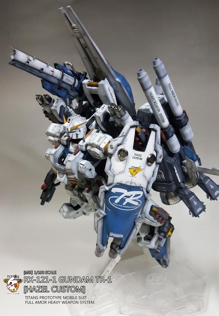 MG 1/100 Gundam TR-1 Hazel Custom Full Armor (Painted Build) ~ Gundam ...
