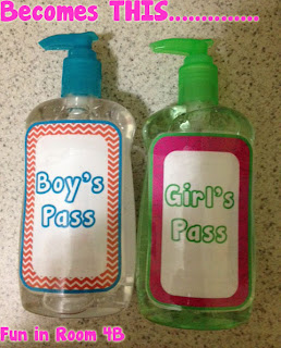 Collaboration Cuties: Hand Sanitizer for Hall Passes {Tried it Tuesday}