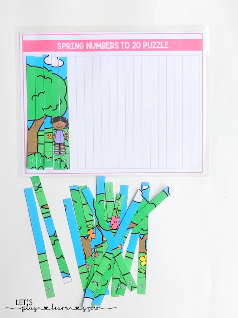 Spring Themed Busy Binder Activities | Lets Play.Learn.Grow