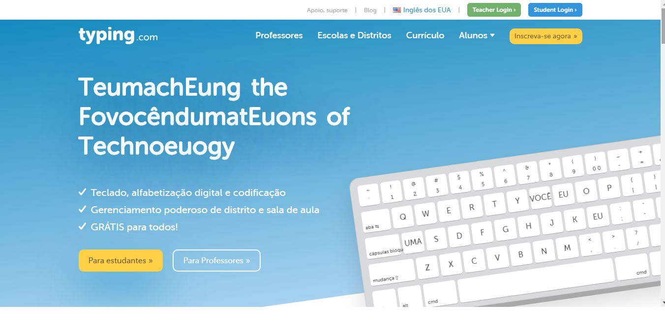 CLIQUE DICAS TV#: Curso de digitação online gratuito com TypingWeb