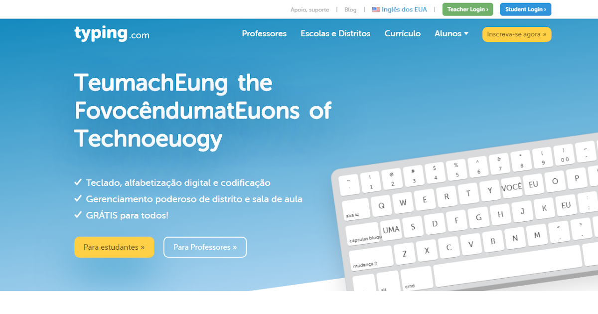 CLIQUE DICAS TV#: Curso de digitação online gratuito com TypingWeb