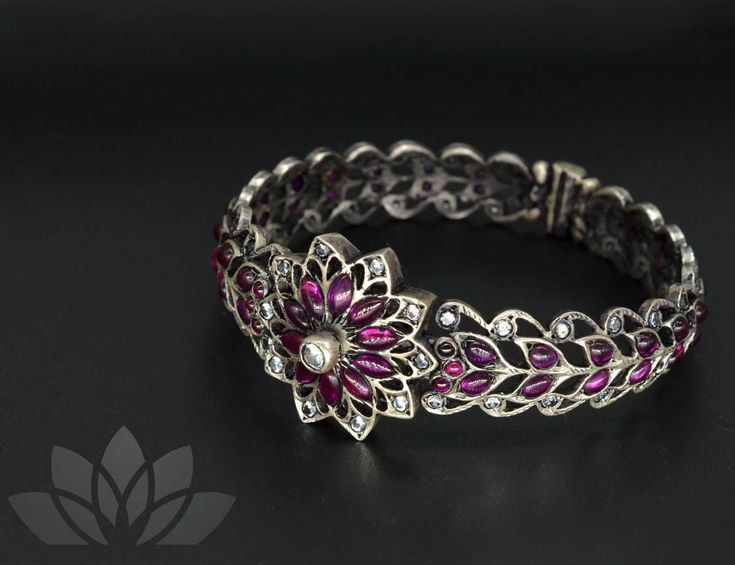 Designer silver bangles