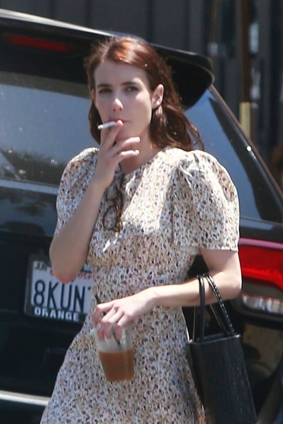 aesthetic of the day: emma roberts captured by the paparazzi