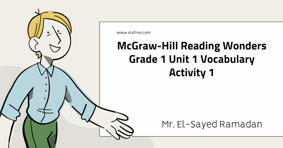 McGraw Hill Reading Wonders 2020 Grade 1 Unit 1 Week 1High Frequency mcgraw-hill-reading-wonders-2020-grade-1-unit-1-week-1high-frequency