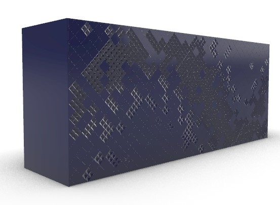 Grasshopper練習-Diamond Pattern SubDiv Facade