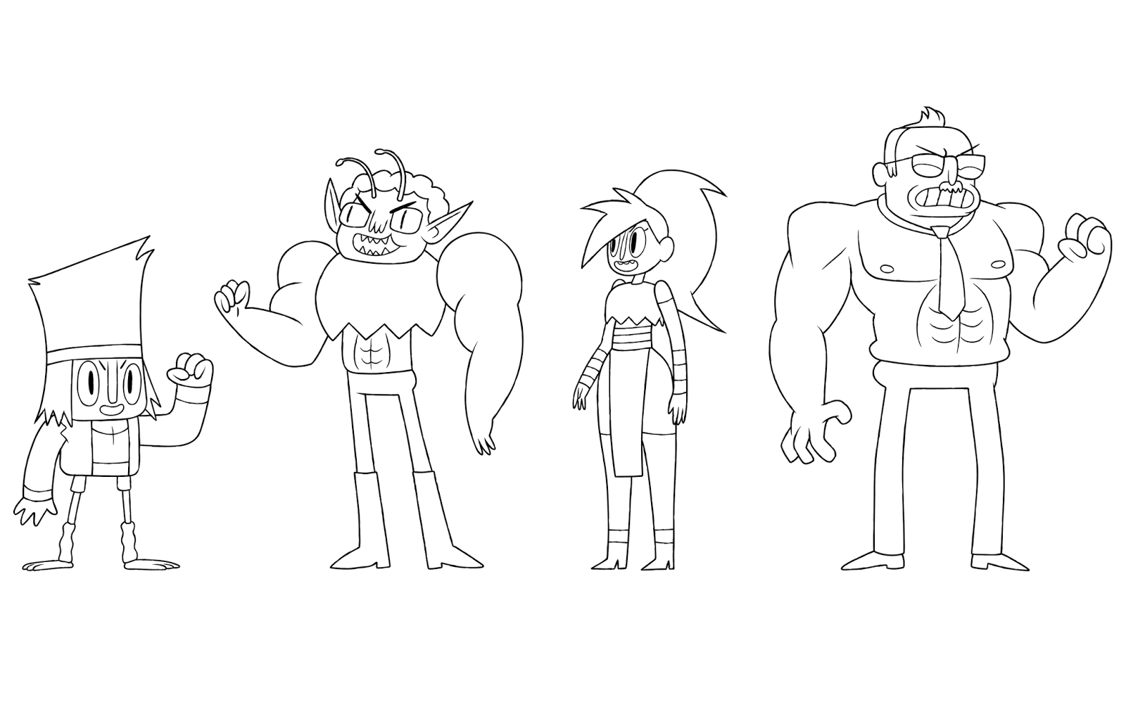 Turbo Human Characters
