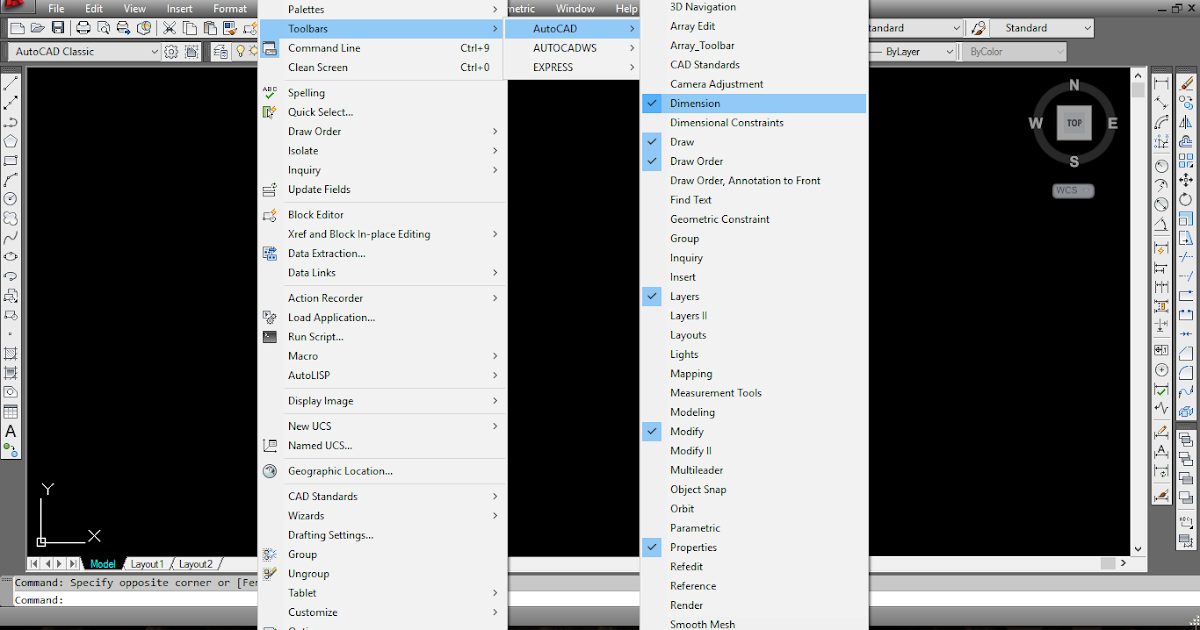 Command, Osnap dan Ortho pada AutoCAD - JELOYSHIT