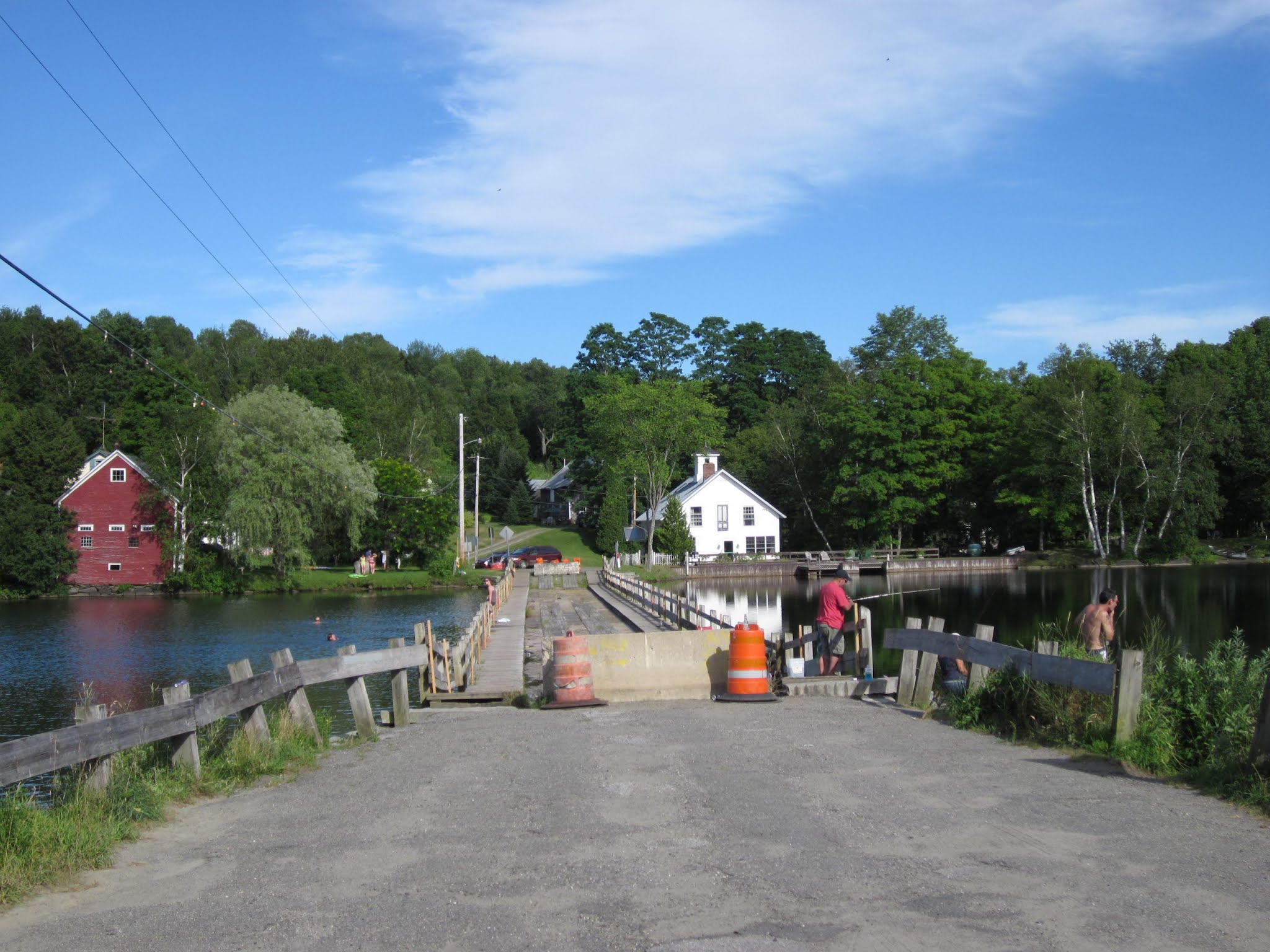 Brookfield Floating Bridge - Vermont