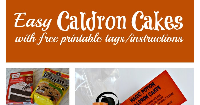East Coast Mommy: Magic Potion Caldron Cakes... recipe and free ...