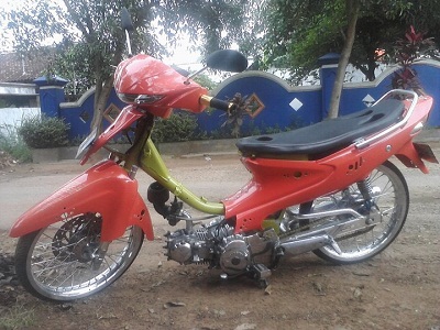 Modifikasi Suzuki Smash New Titan Racing Drag Simpel Sederhana Bagus ...