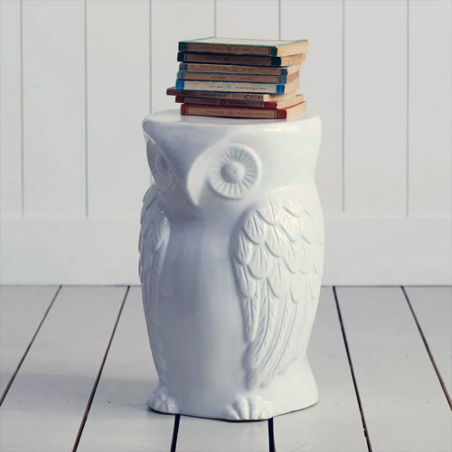Norris the Owl Garden Table | Grandin Road | Garden owl, Owl home decor ...