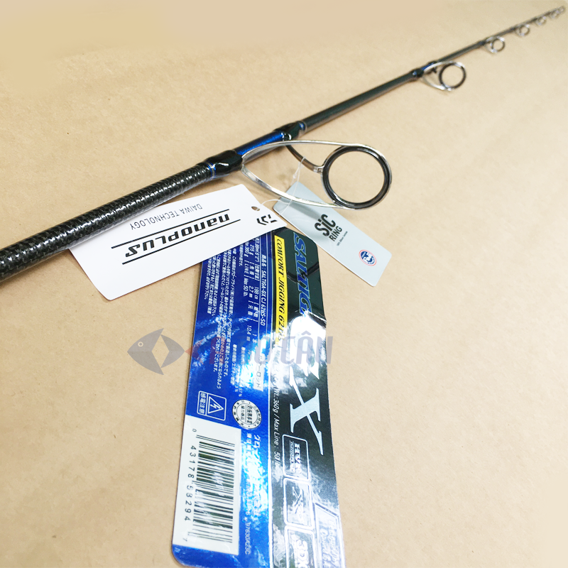 Cần câu Daiwa jigging Saltiga GX CJ62HS