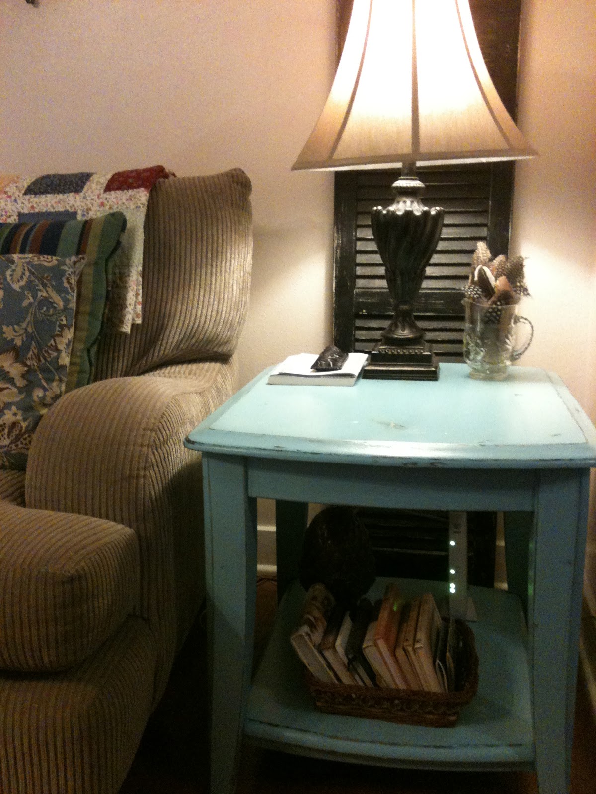 One day at a time.....: End table Redo