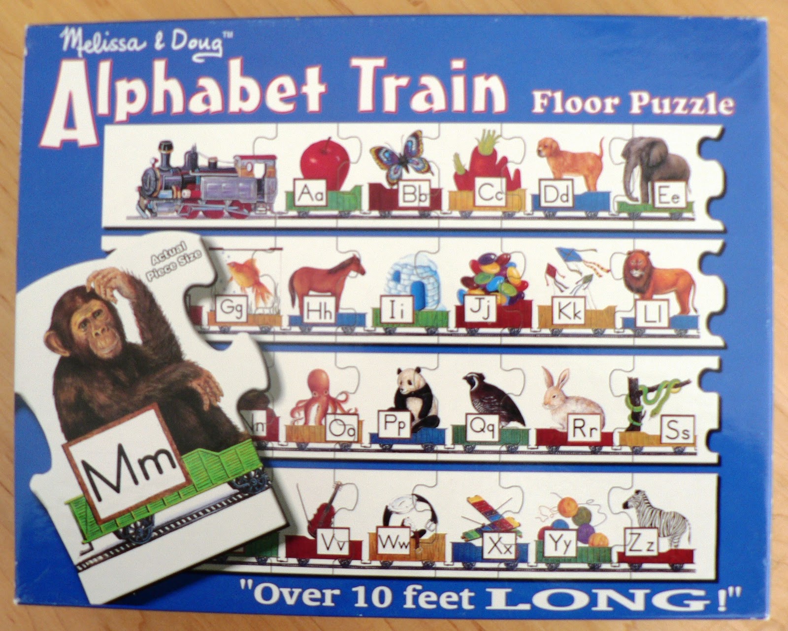 Play 'n' Learn: Alphabet Train Puzzle