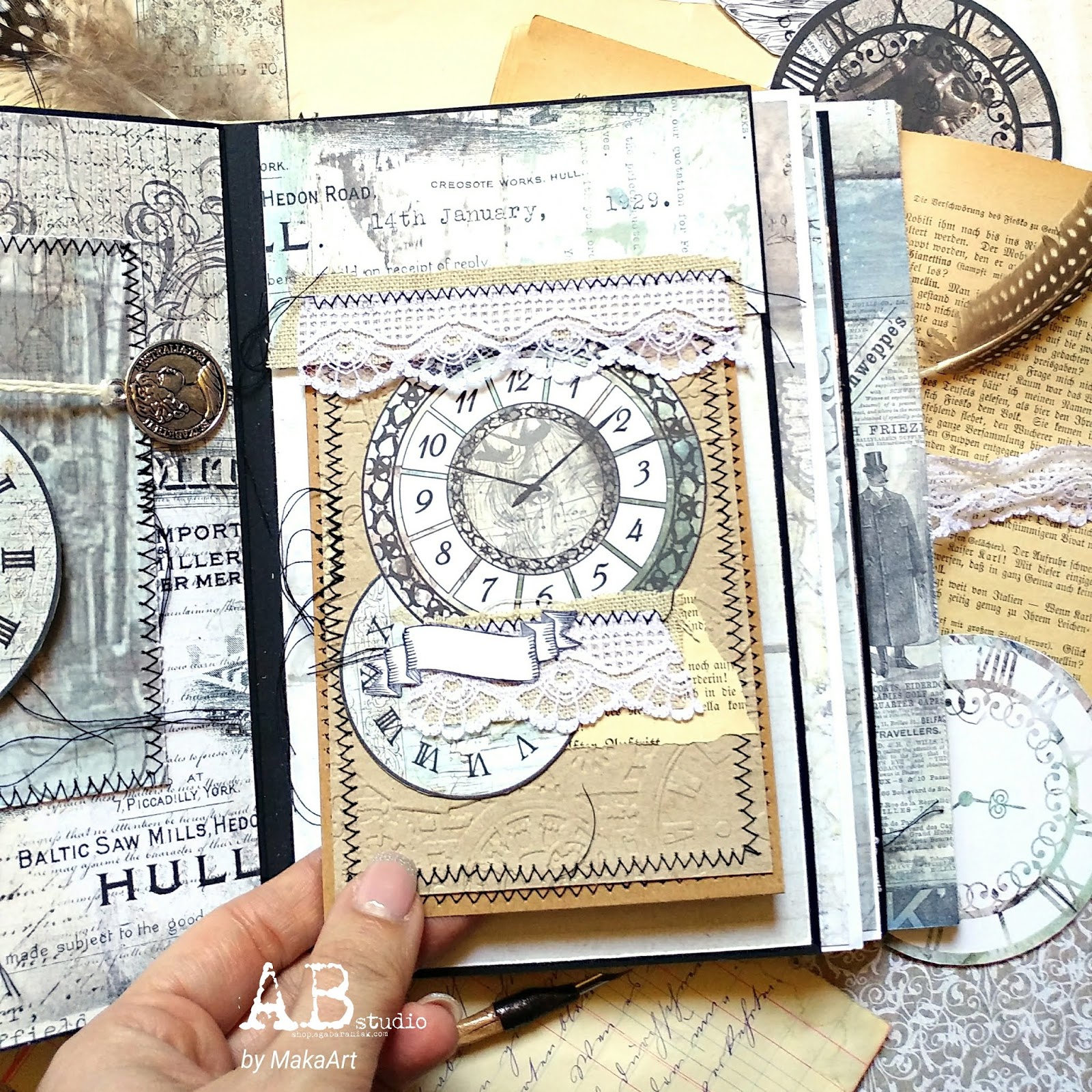 My journey through the mixed media world...: Junk Book "Share the good ...