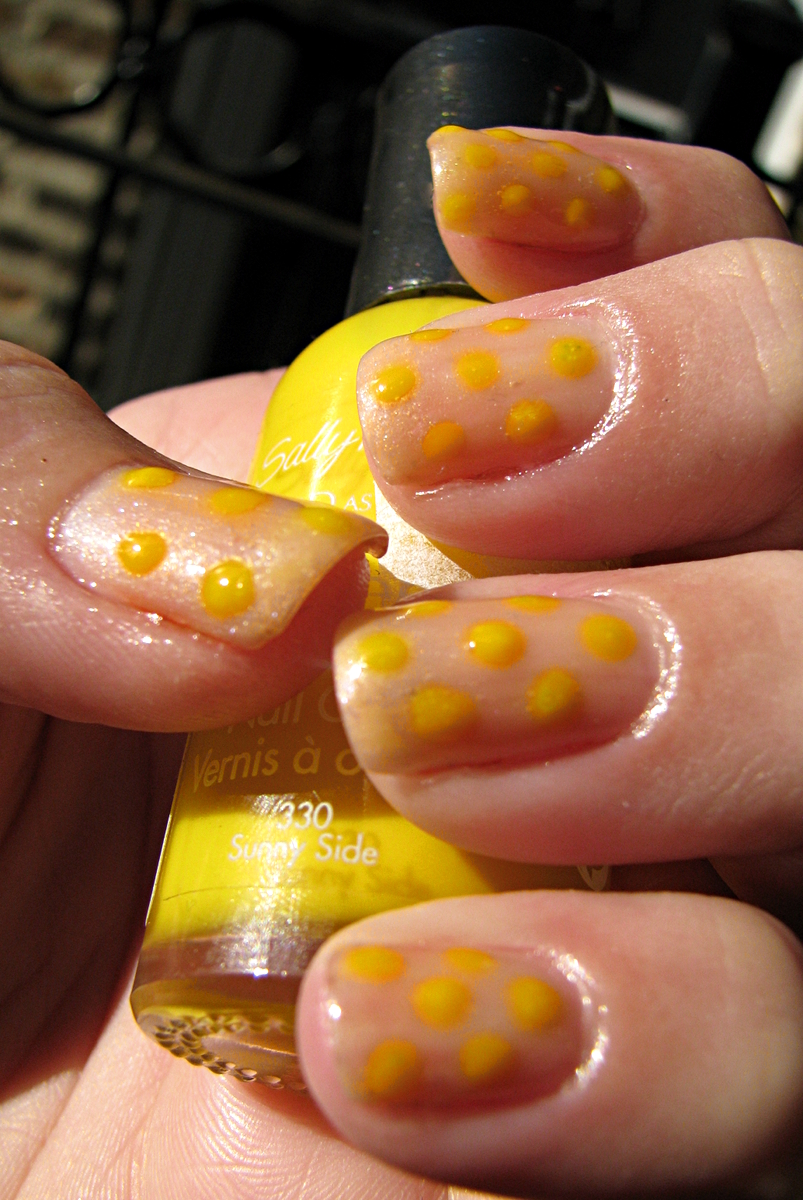 Over The Top Coat: 3 of 31: Yellow Nails