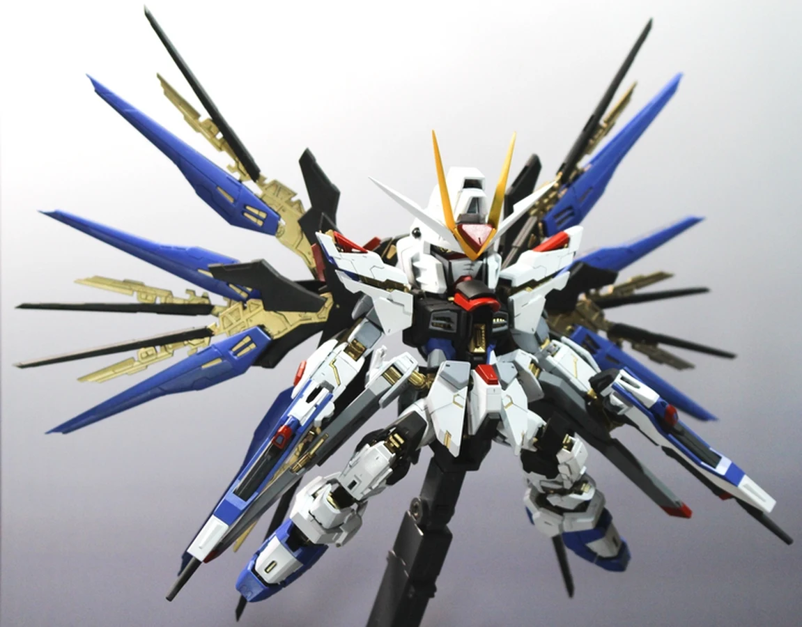Custom Build: SD x RG 1/144 Strike Freedom Gundam