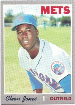Cleon Jones Mets Topps Baseball Cards Thru the Years
