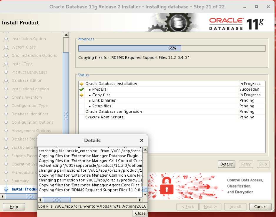 Oracle Database 11.2.0.4 Installation and Configuration on Linux 7.5 ...