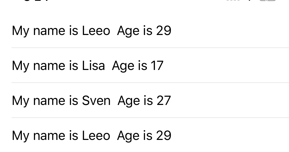 [swiftUI] List tutorial