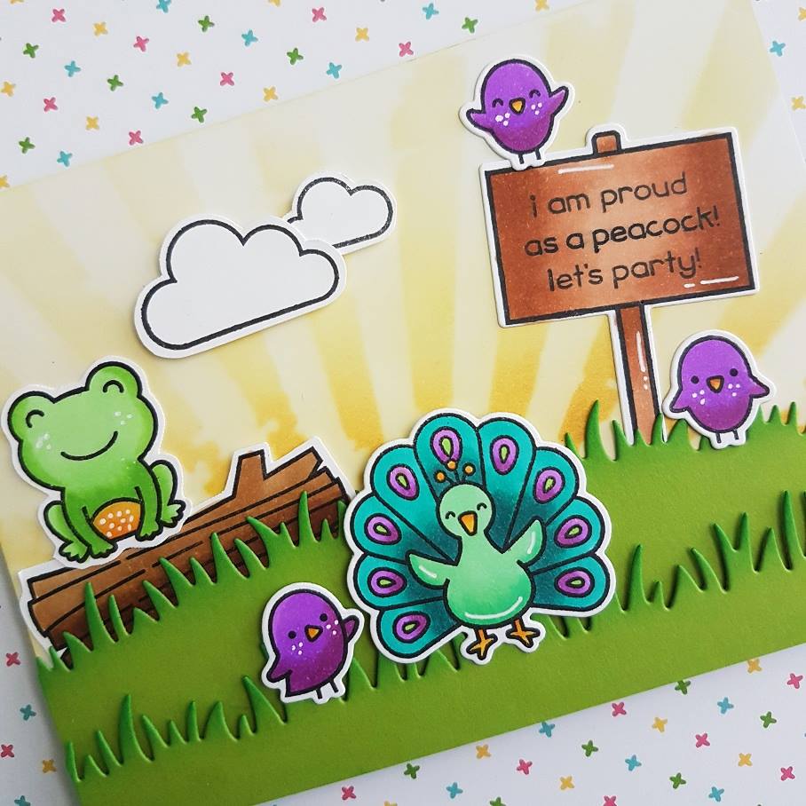 JOYFUL THINGS DESIGN: I AM PROUD AS A PEACOCK! LET'S PARTY! (1)